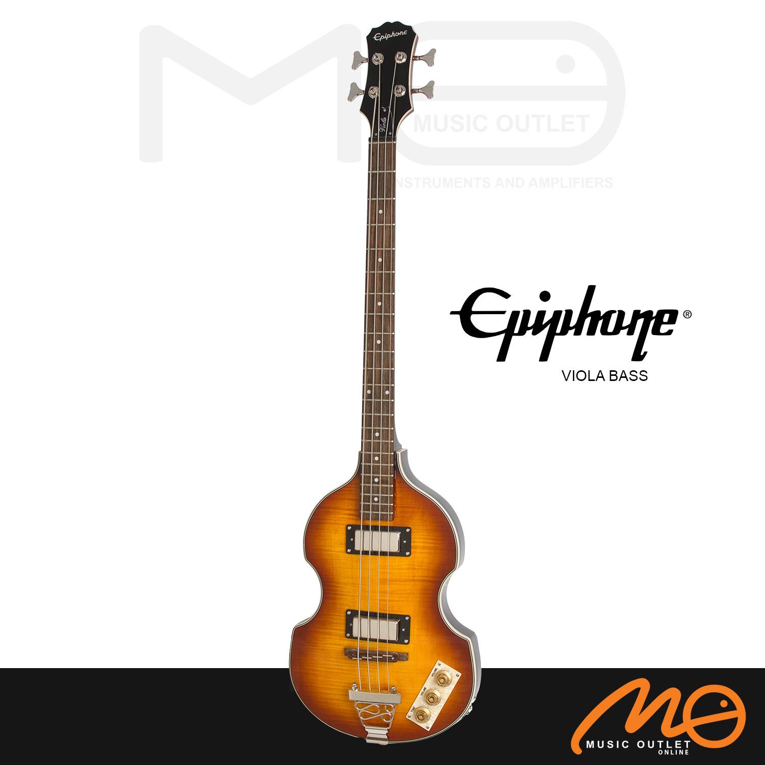 EPIPHONE VIOLA ELECTRIC BASS GUITAR (VINTAGE SUNBURST)