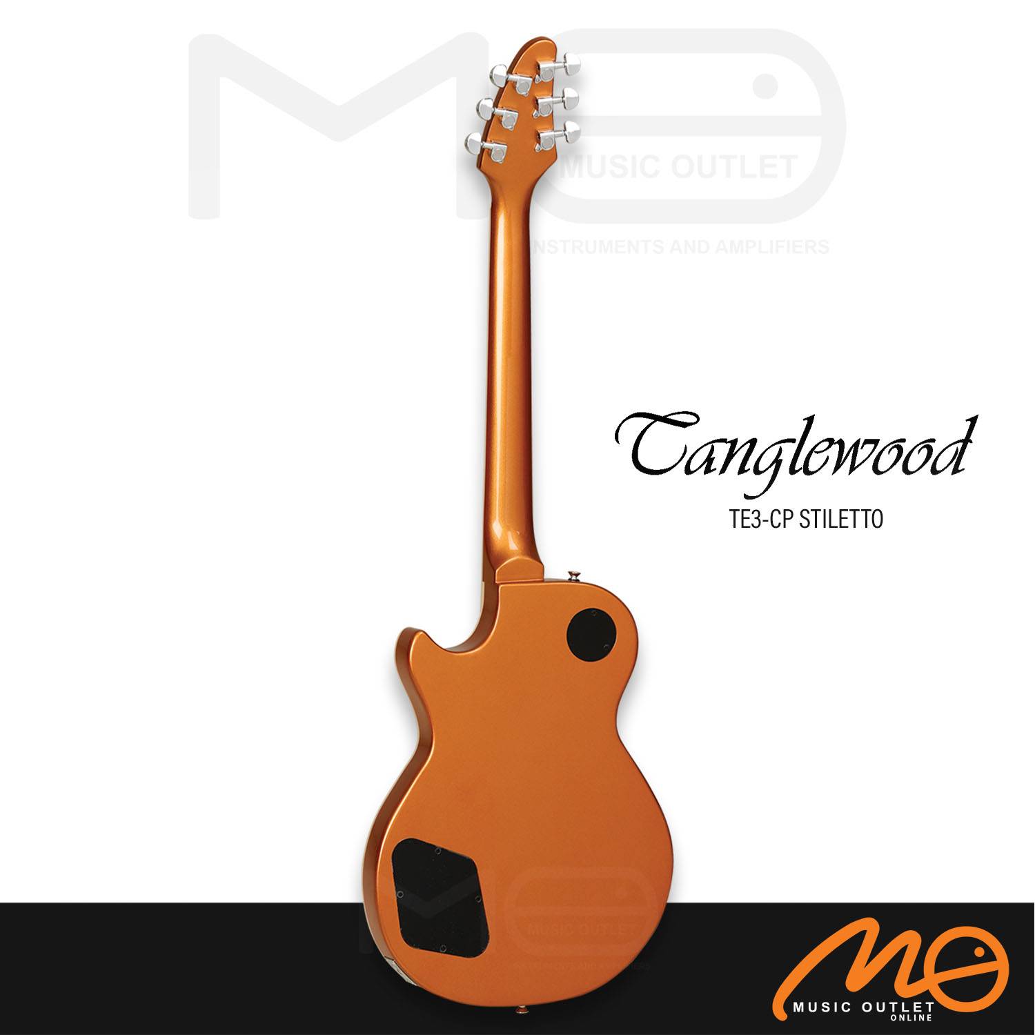 TANGLEWOOD TE3-CP STILETTO ELECTRIC GUITAR (METALLIC COPPER)